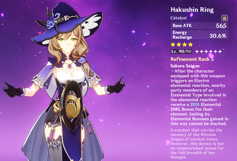 Don't sleep on Hakushin Ring - amazing for Quicken teams (dendro + electro) Genshin Impact | HoYoLAB