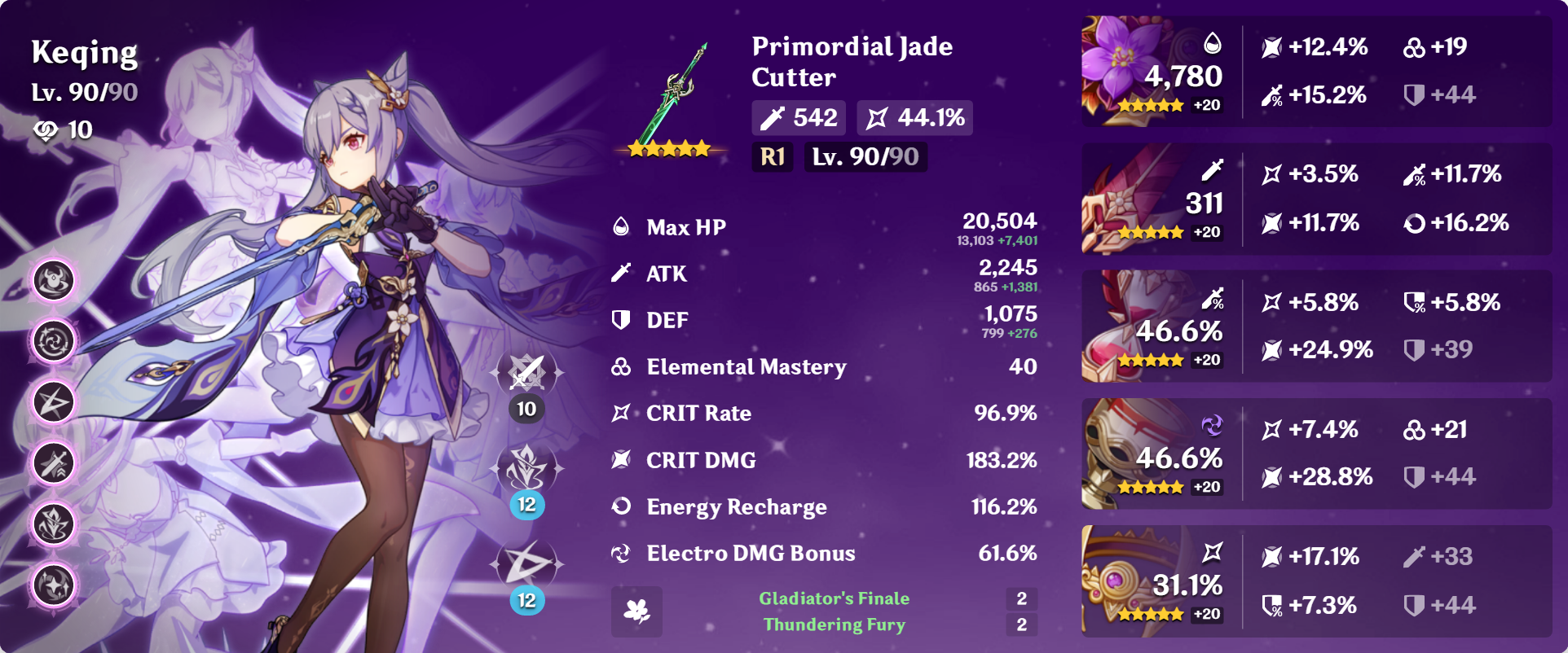 Keqing Build After Almost 2 Years Genshin Impact | HoYoLAB