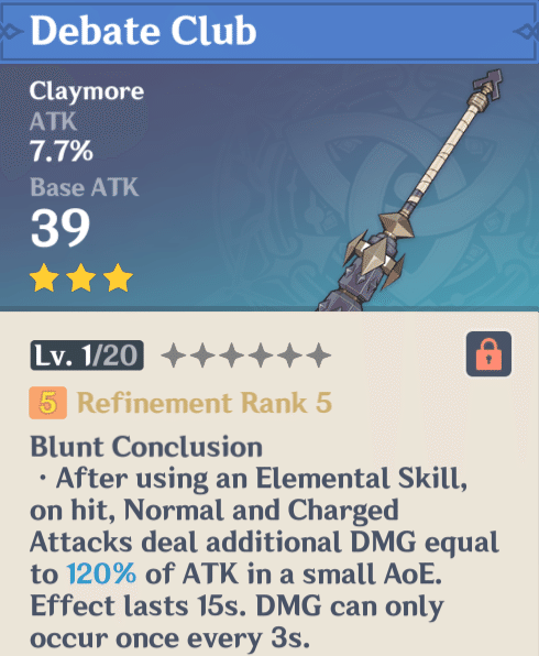 [Version 3.0] 3-Star Polearm & Claymore Weapon Guide Genshin Impact ...