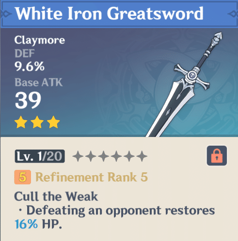 [Version 3.0] 3-Star Polearm & Claymore Weapon Guide Genshin Impact ...