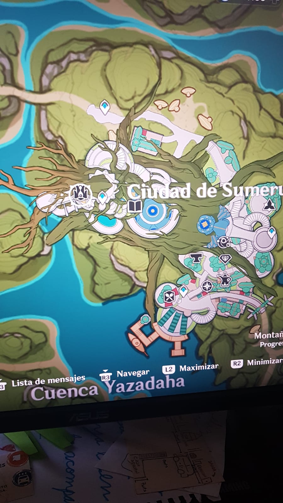 mapa de sumeru Genshin Impact | HoYoLAB