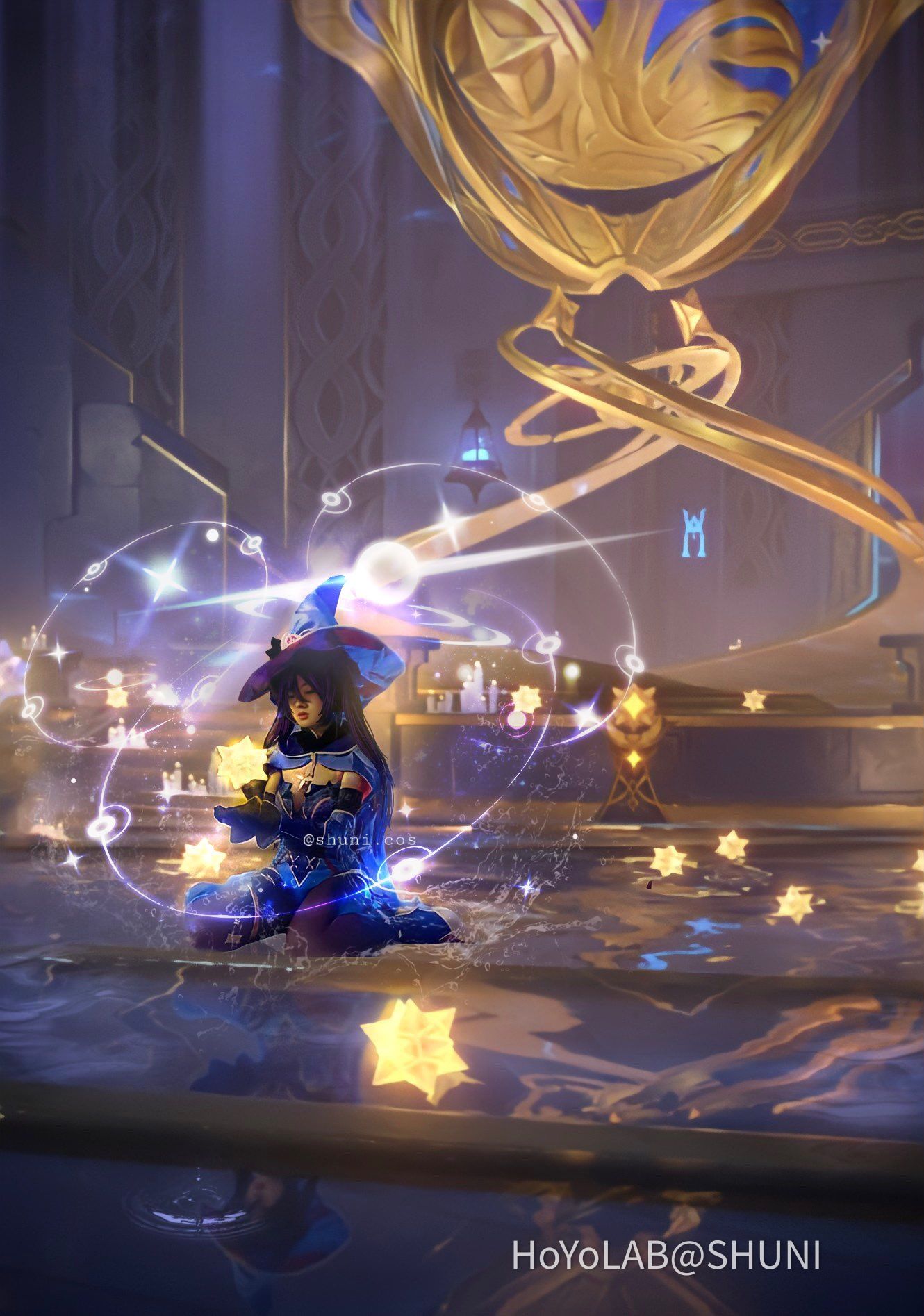Happy Birthday Mona, the genius astrologist! 💫 (IG: @shuni.cos) Genshin ...