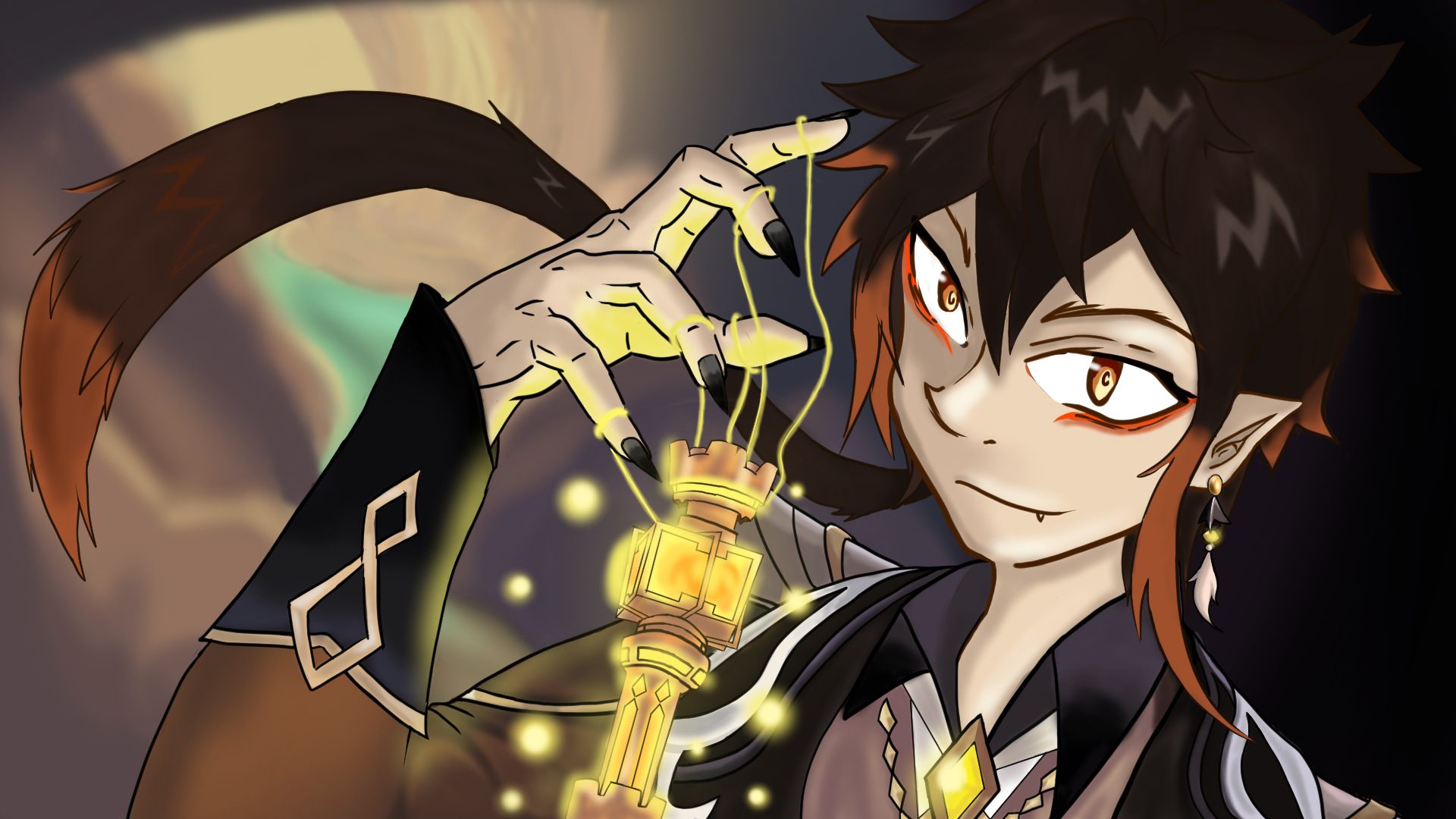 Vago Mundo" Zhongli Fan Art Contest Genshin Impact | HoYoLAB