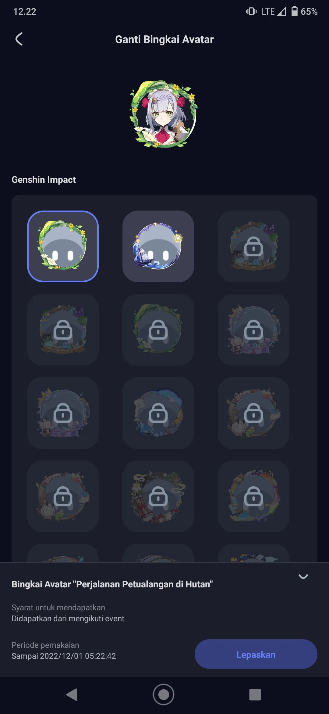 bingkai avatar Genshin Impact | HoYoLAB