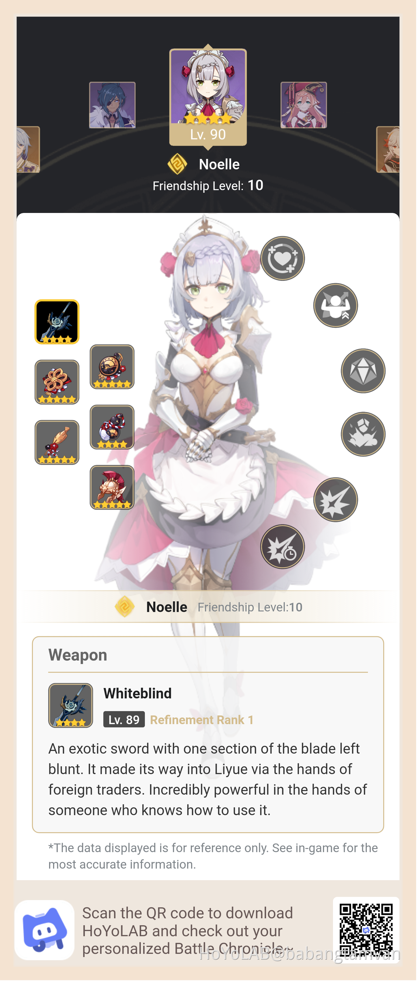 my noelle build.. Genshin Impact | HoYoLAB