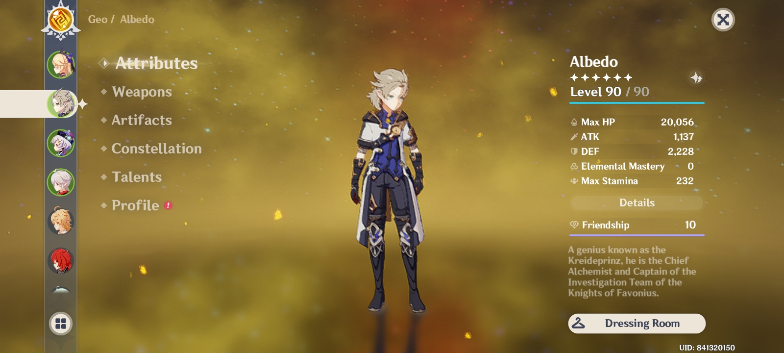 Decent Albedo? Or should I change my build? Genshin Impact | HoYoLAB