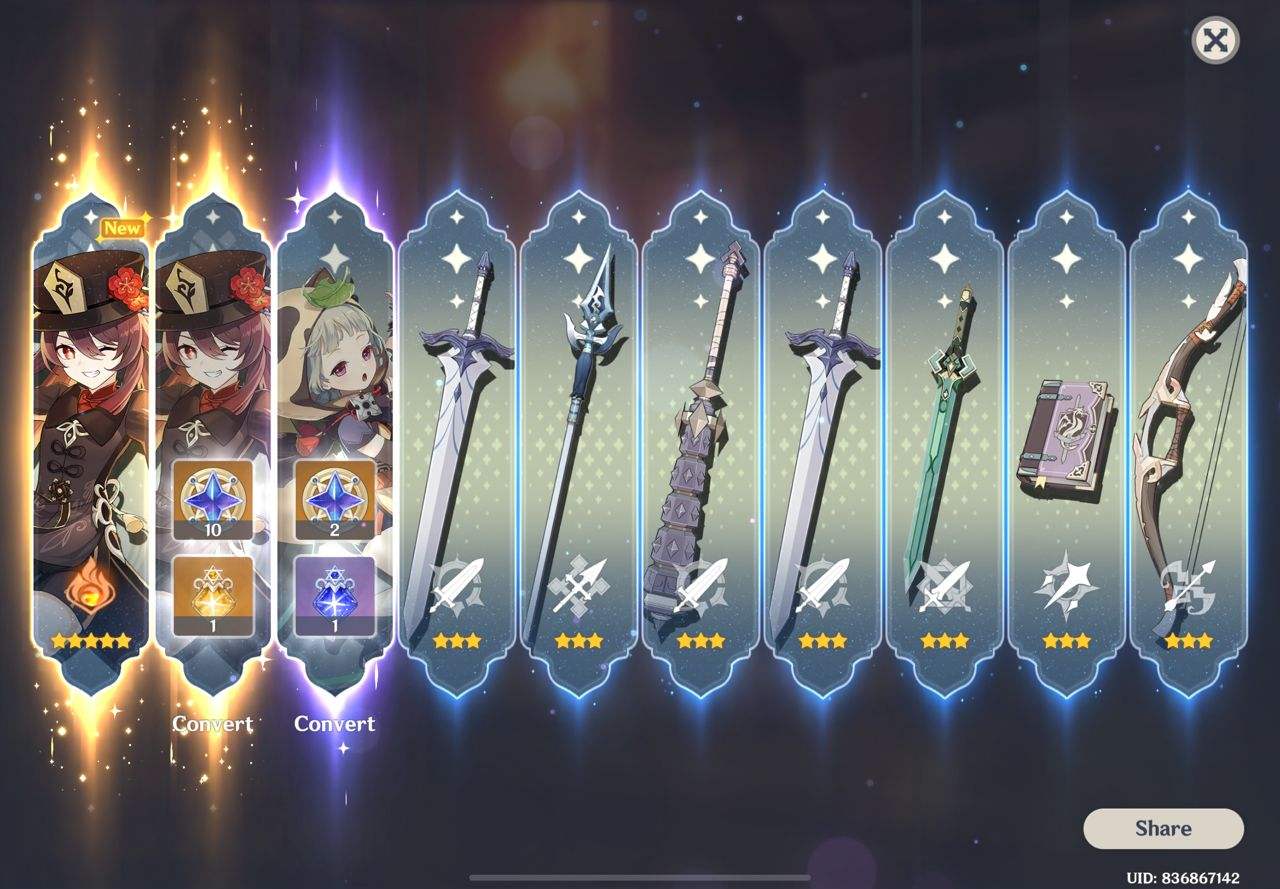 Best pulls Genshin Impact | HoYoLAB