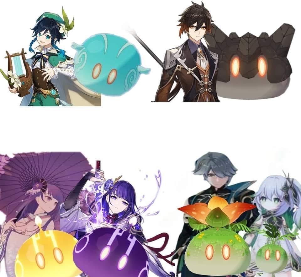 Archons x Slime Genshin Impact | HoYoLAB