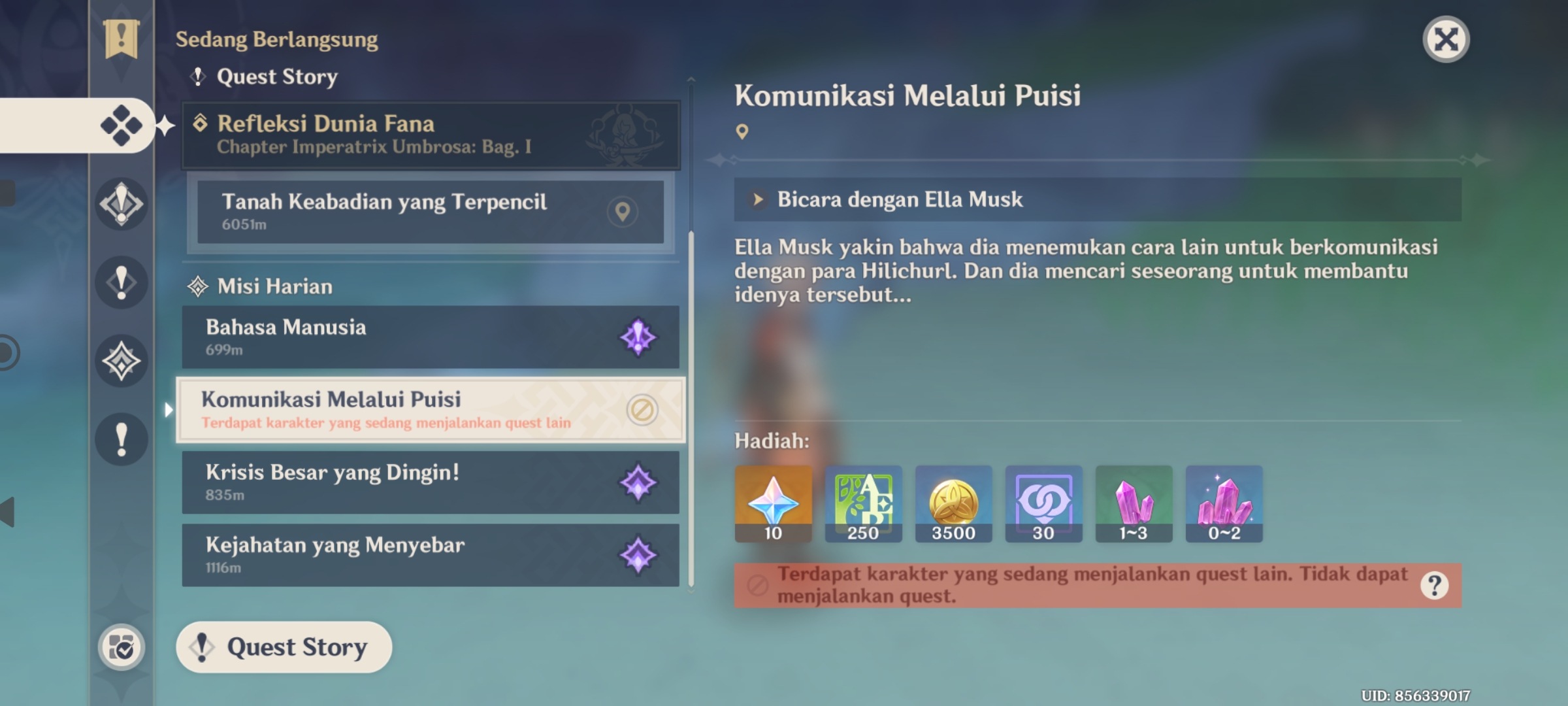 ella musk Genshin Impact | HoYoLAB