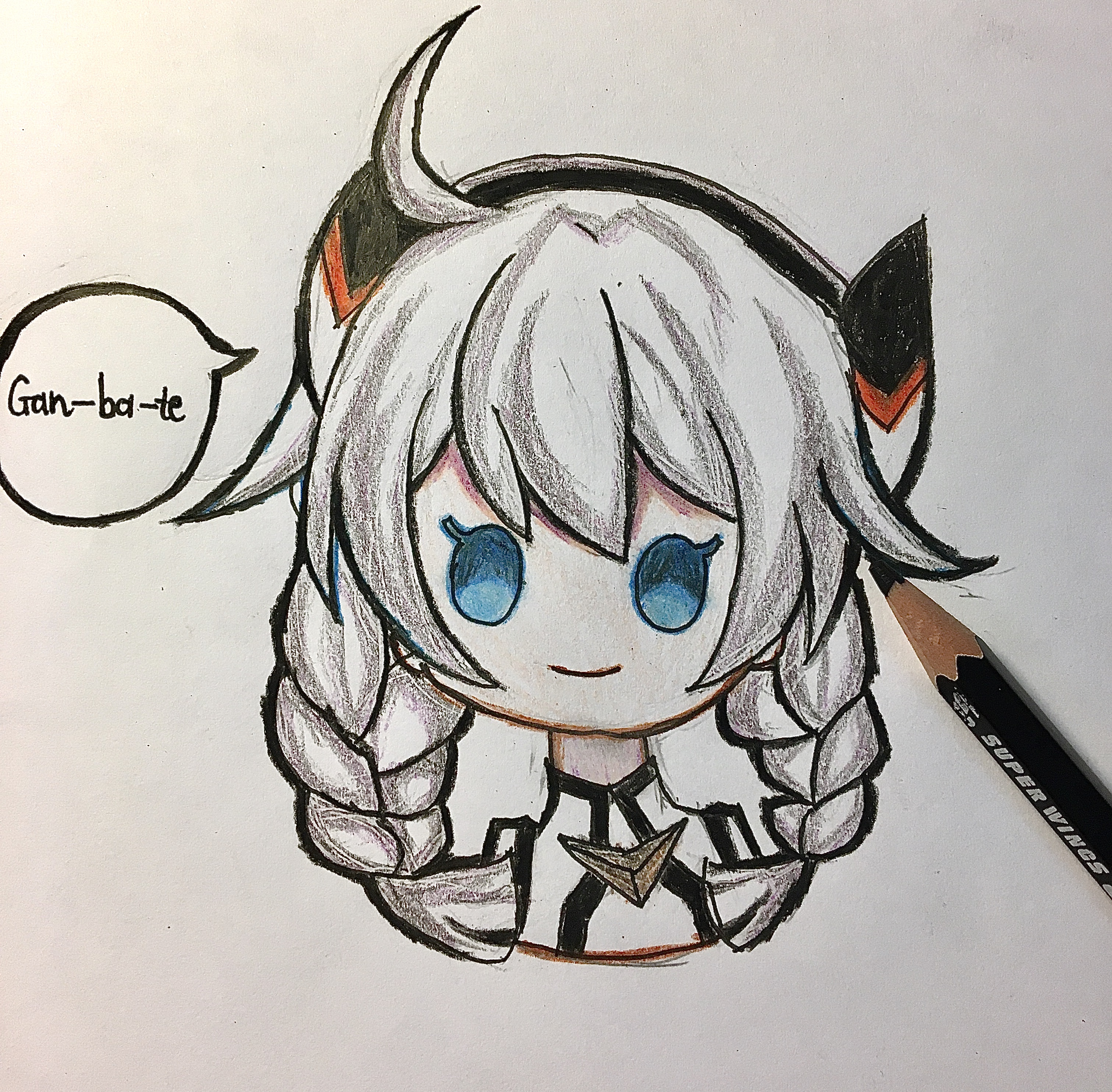 Kiana chibi drawing (inspired by honkai's avatar set) Honkai Impact 3rd ...