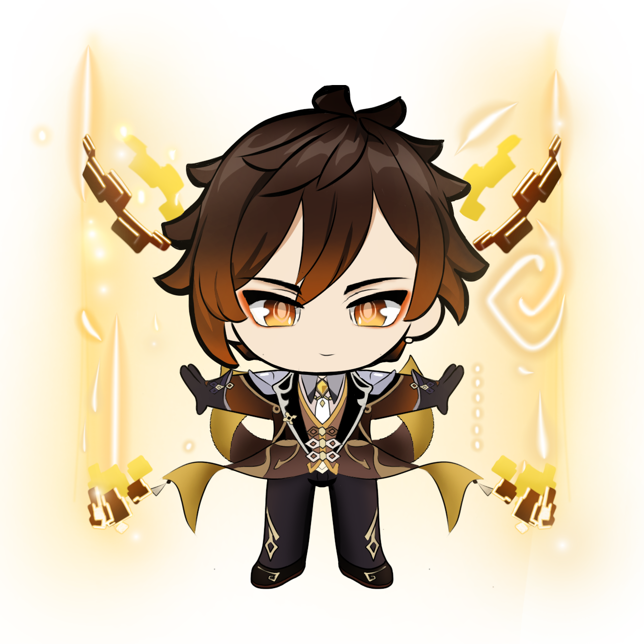 My Chibi Zhongli | Genshin Impact | HoYoLAB