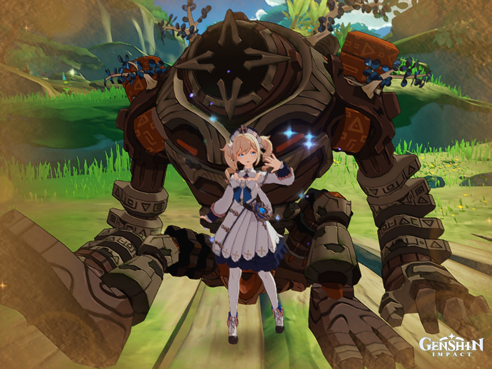 Selfie with Ruin guard Genshin Impact | HoYoLAB