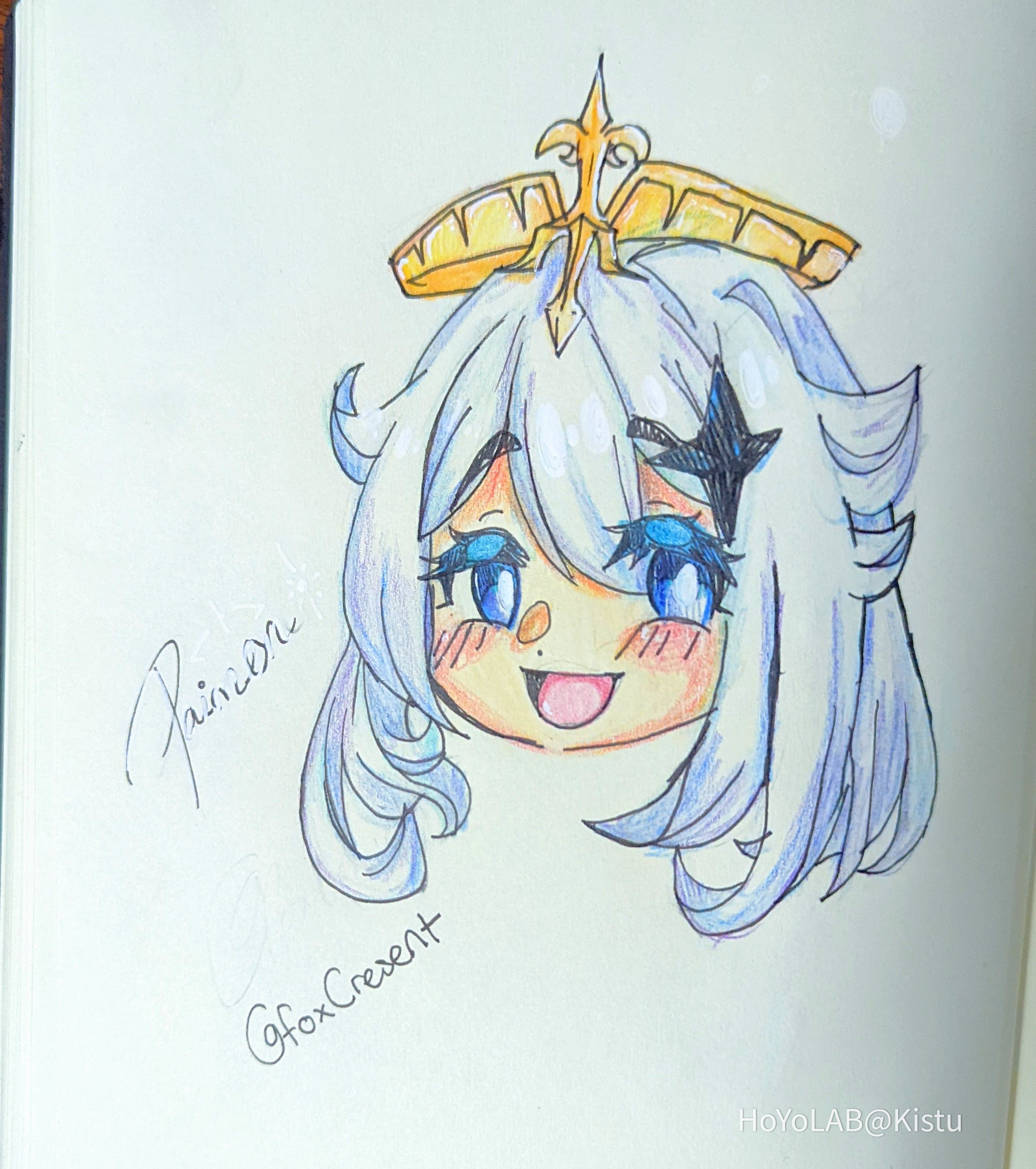 Paimon drawing Genshin Impact | HoYoLAB