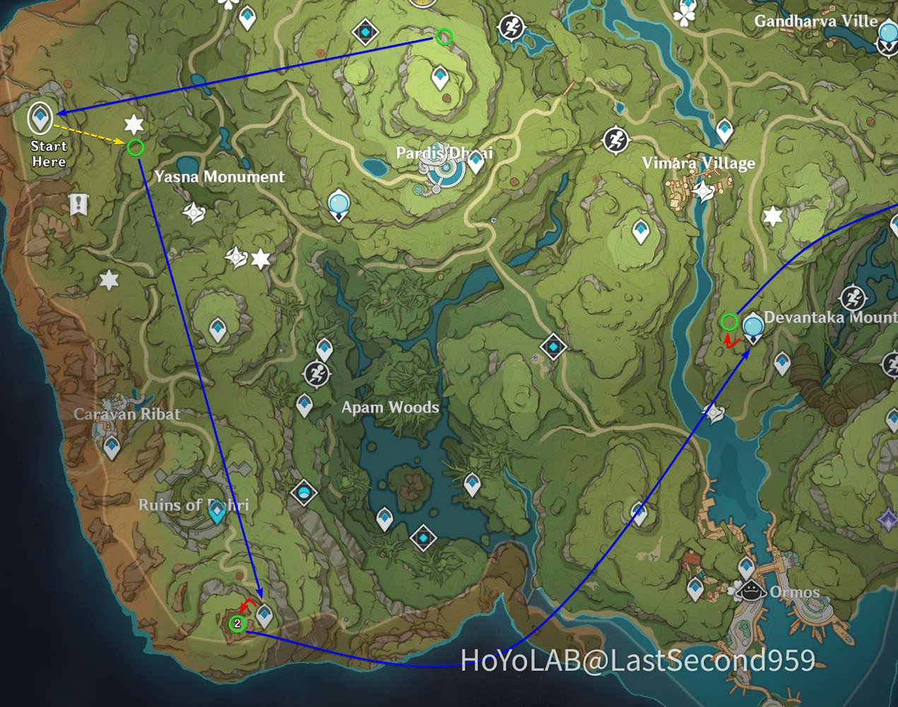 [v3.0] 600 Mora Run Route | Full Map | Designed For CO-OP Play Genshin ...