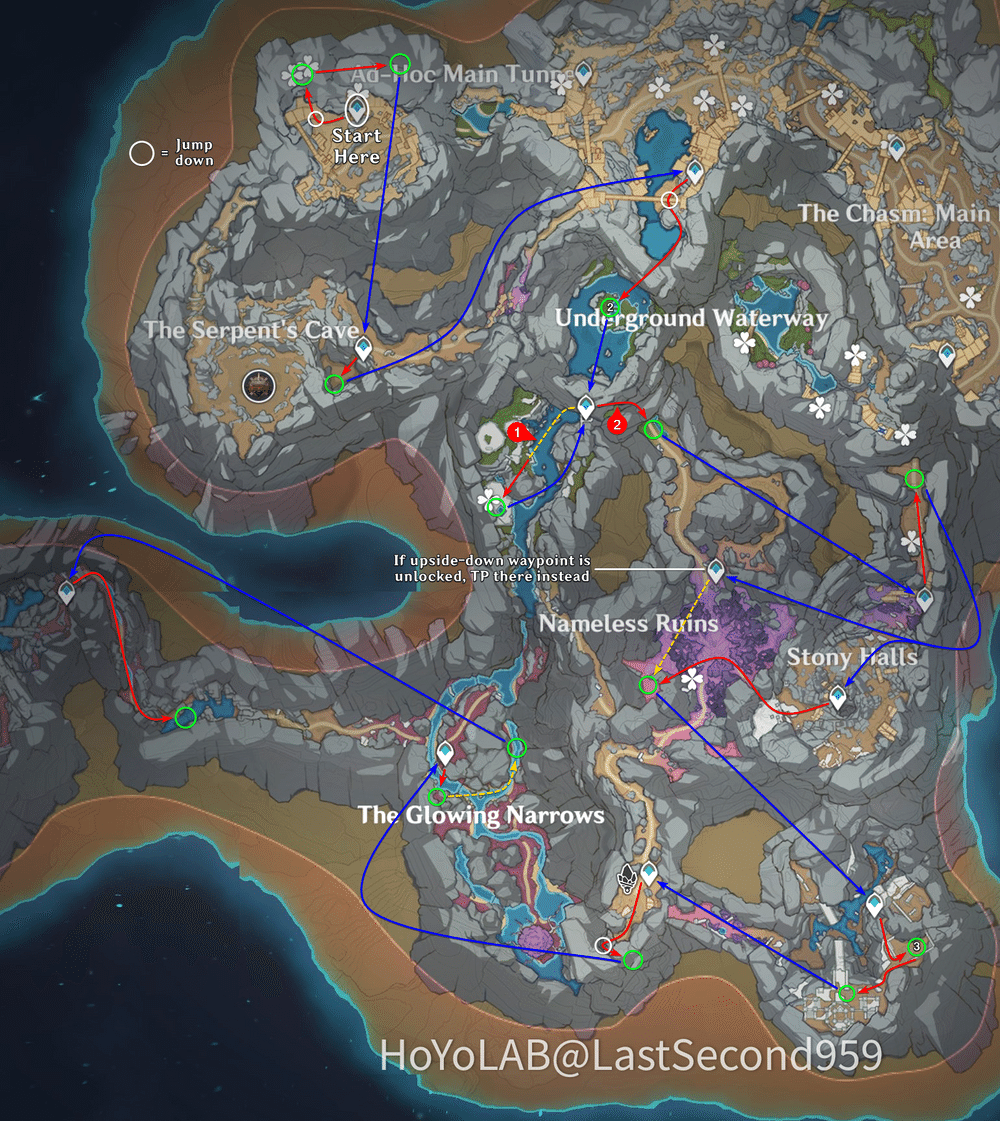 [v3.0] 600 Mora Run Route | Full Map | Designed For CO-OP Play Genshin ...