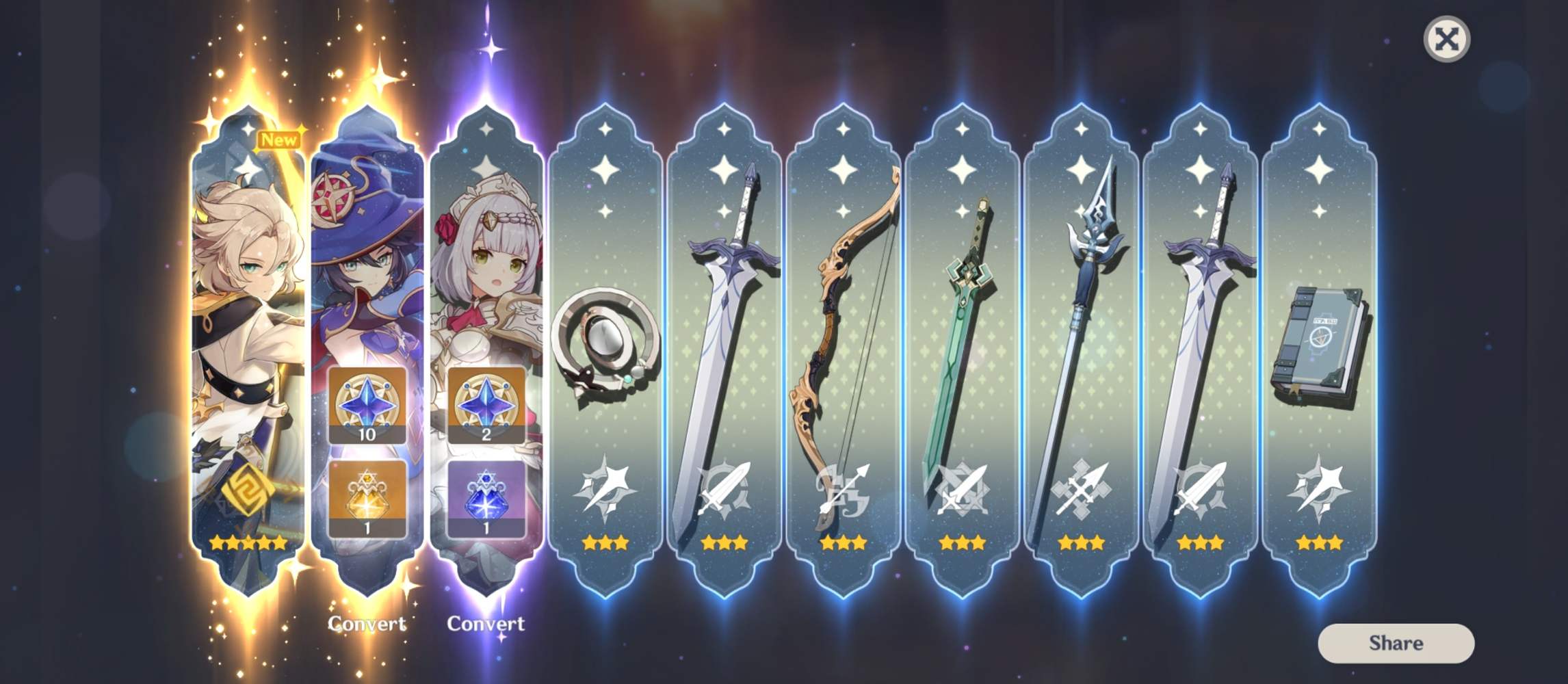 Luckiest 10 pull! Genshin Impact | HoYoLAB