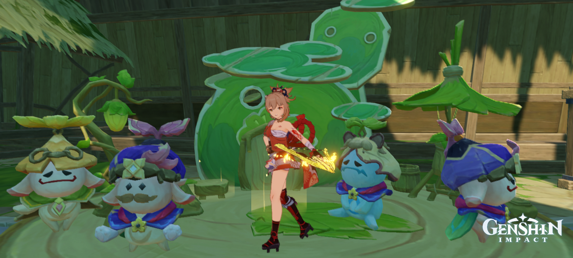 Yoimiya princess and baby arara Genshin Impact | HoYoLAB