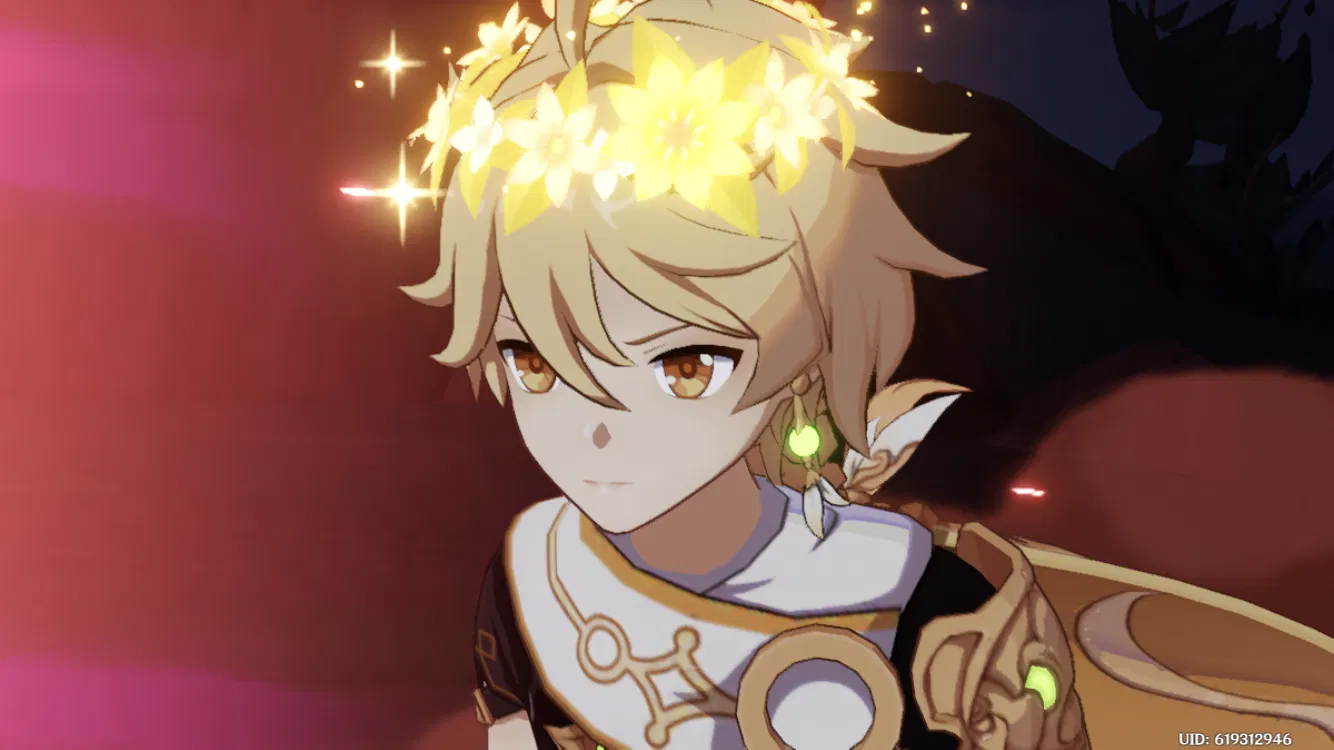 aether in flower crown >//
