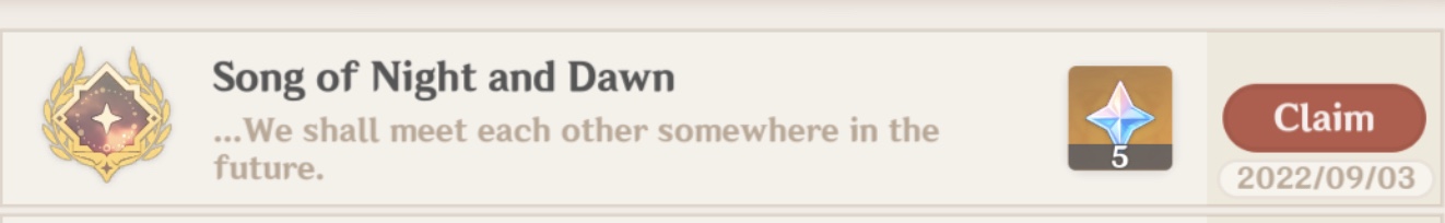 Song of Night and Dawn Achievement guide Genshin Impact | HoYoLAB