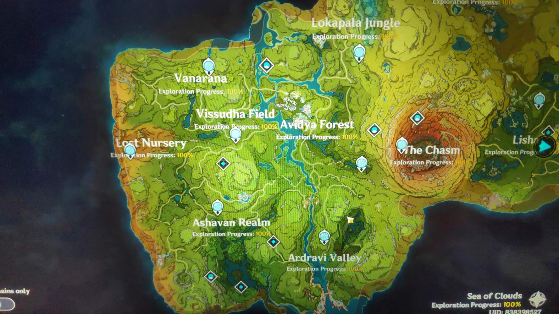 Sumeru100% Explored Genshin Impact | HoYoLAB