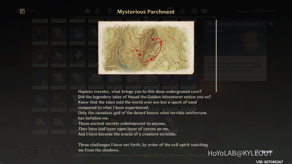 Luxurious Chest from the Mysterious Parchment Genshin Impact | HoYoLAB