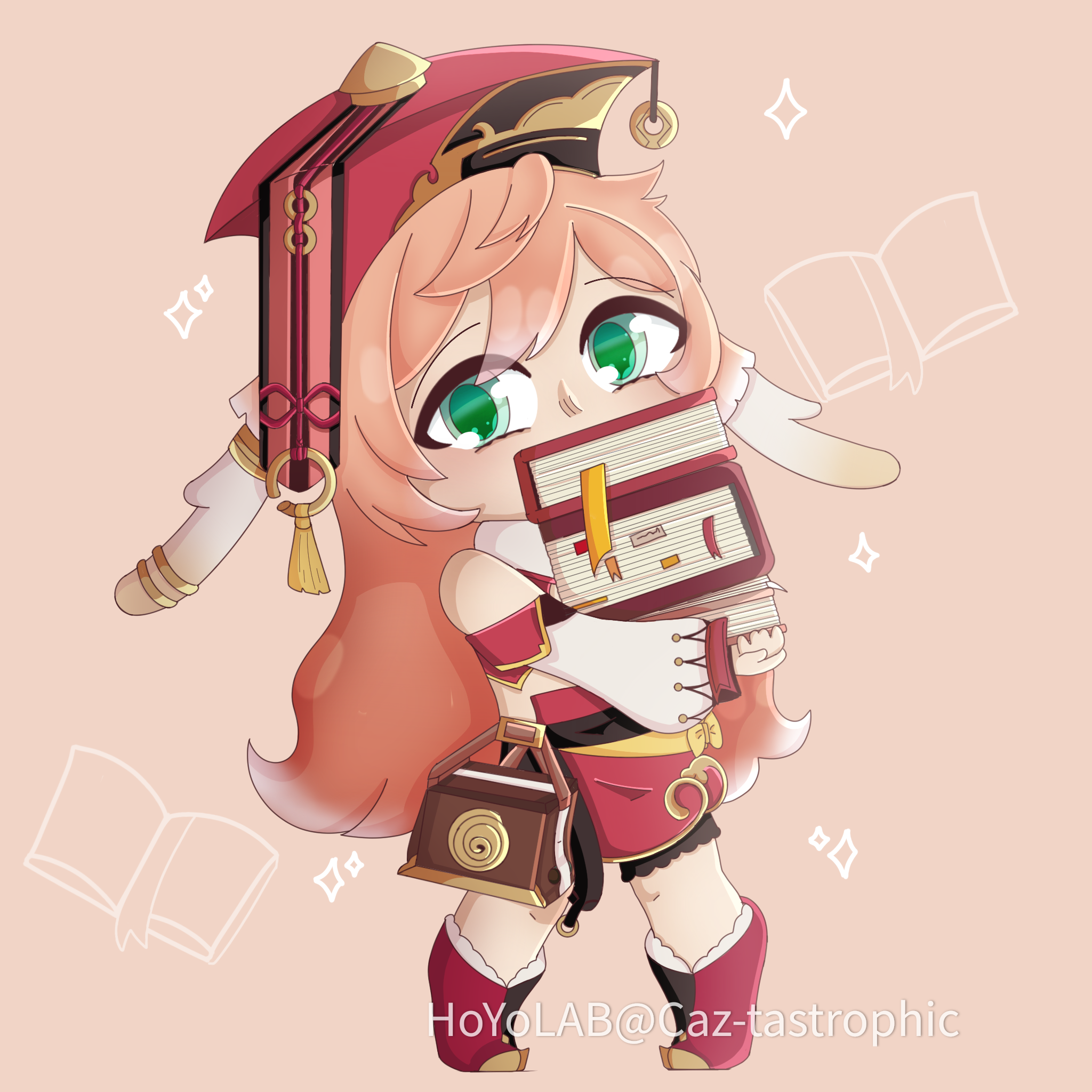 Yanfei Chibi Fanart! Genshin Impact | HoYoLAB