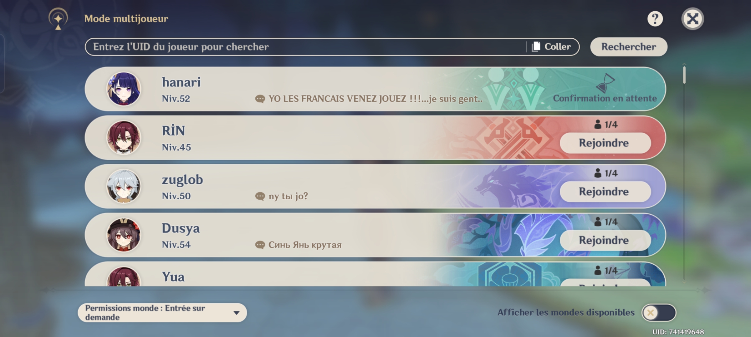 every time I find someone my language... Genshin Impact | HoYoLAB