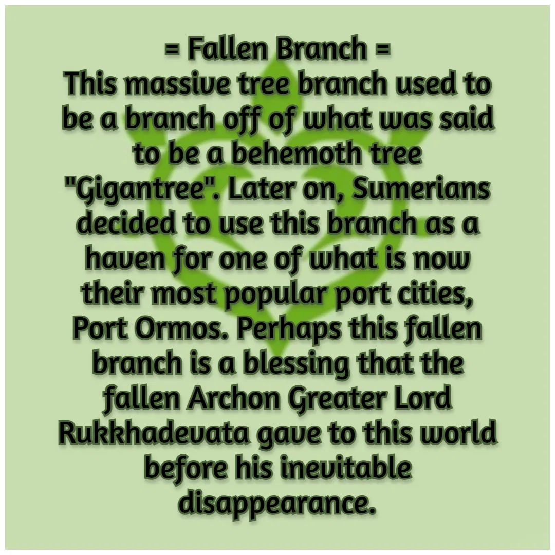 Photography of Teyvat - Fallen Branch of the Archons Genshin Impact ...