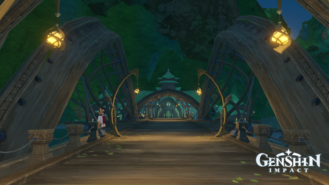 I can't get over Sumeru's aesthetics, its beautiful. Genshin Impact ...