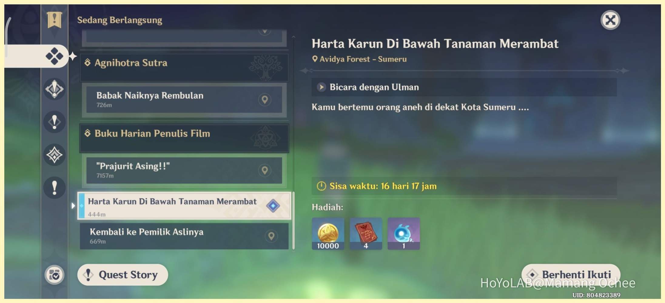 [VERSI 3.0] EVENT HARTA YANG HILANG + LOKASI LUAPAN ENERGI DAN HARTA KARUNNYA ( Update Harian ...
