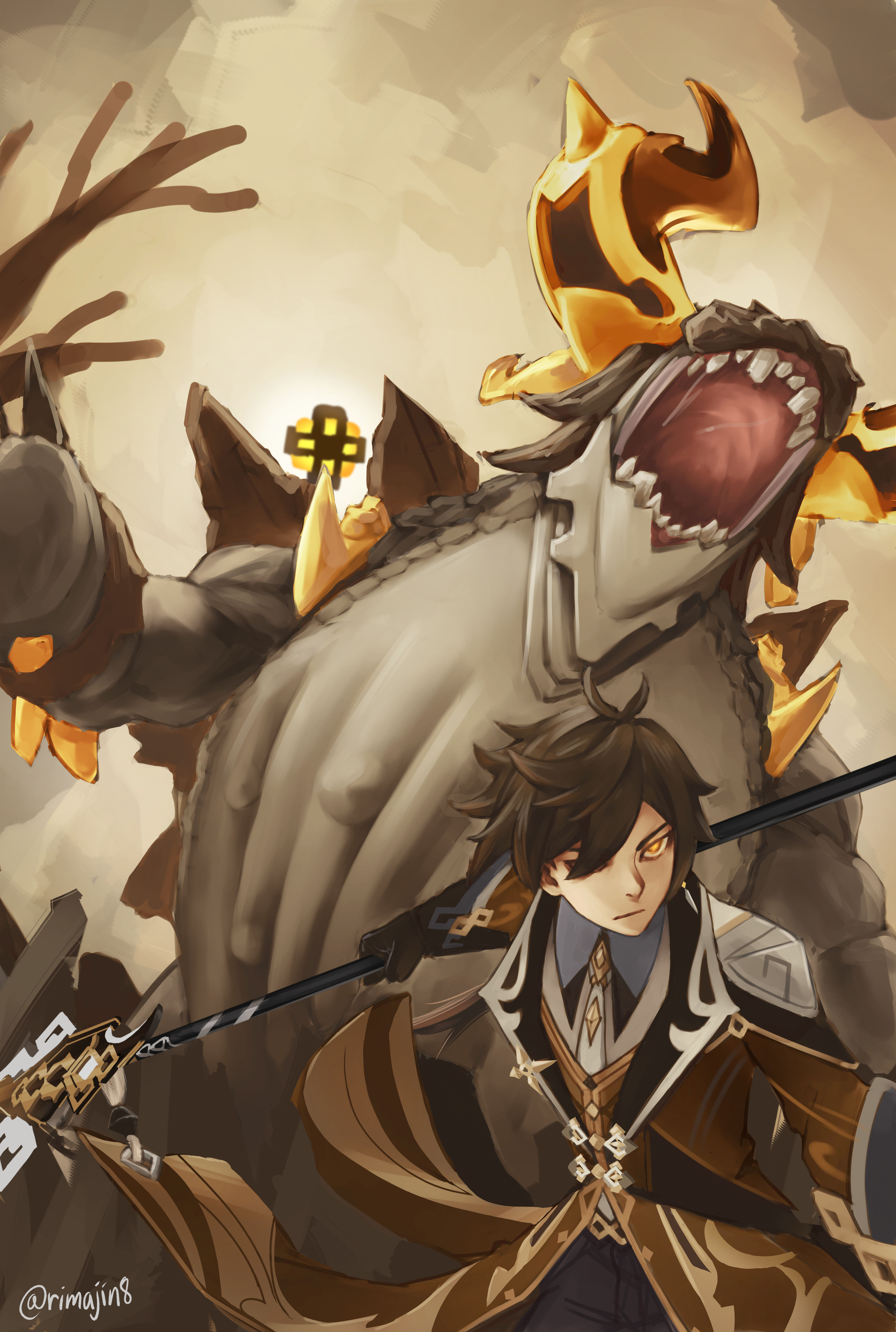 "Vago Mundo" Zhongli Fan Art Contest Genshin Impact | HoYoLAB