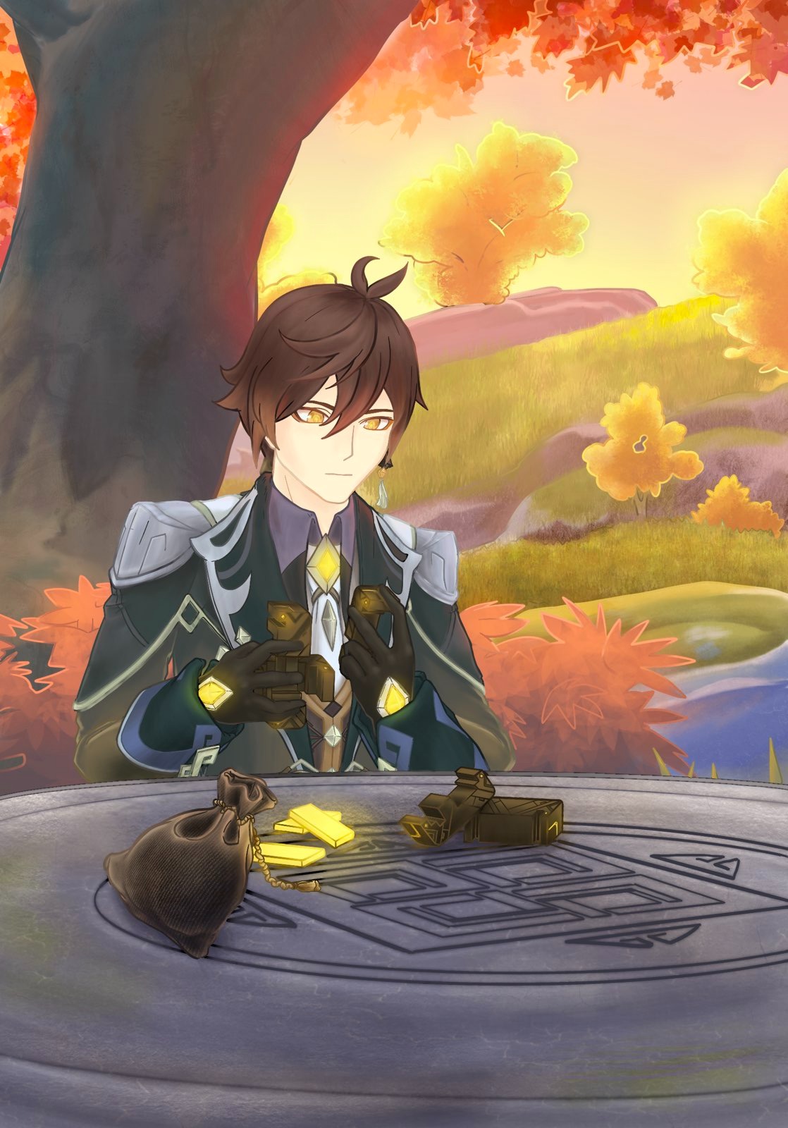 Zhongli Fan Art Genshin Impact | HoYoLAB