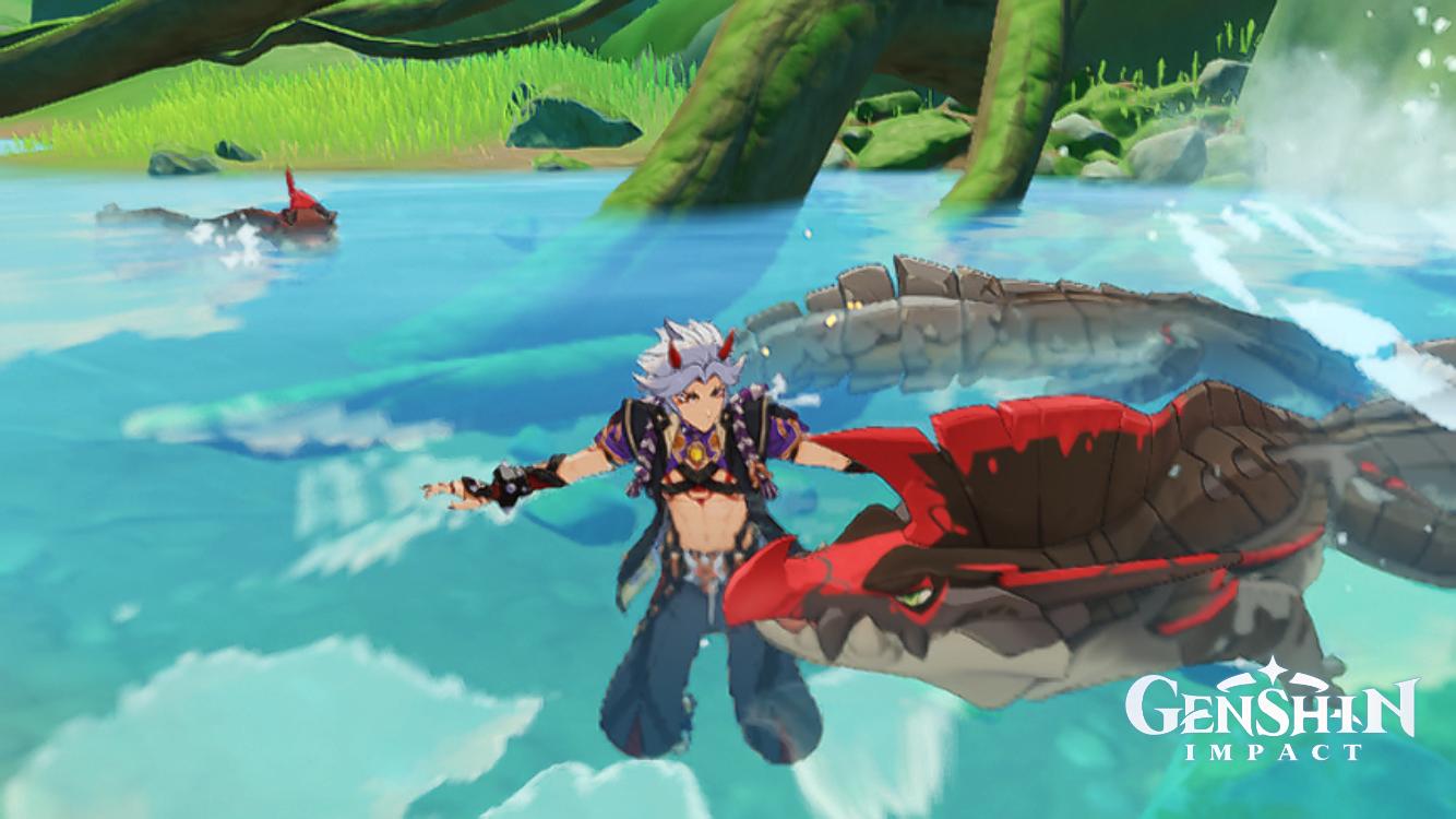 Swimming Genshin Impact | HoYoLAB