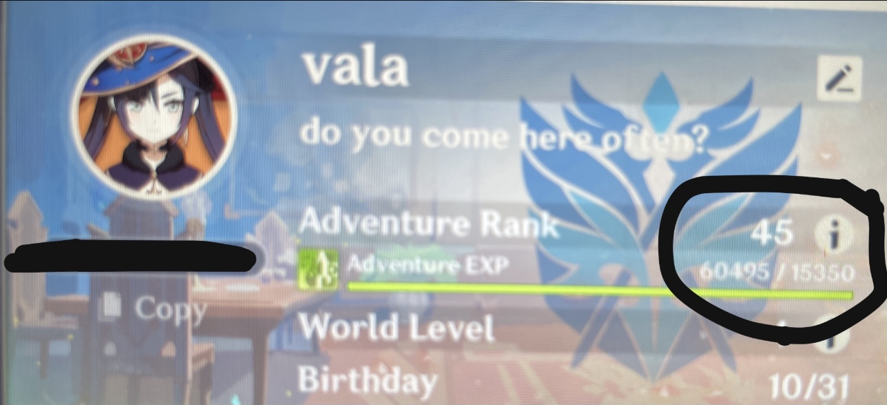 Check your AR Genshin Impact | HoYoLAB