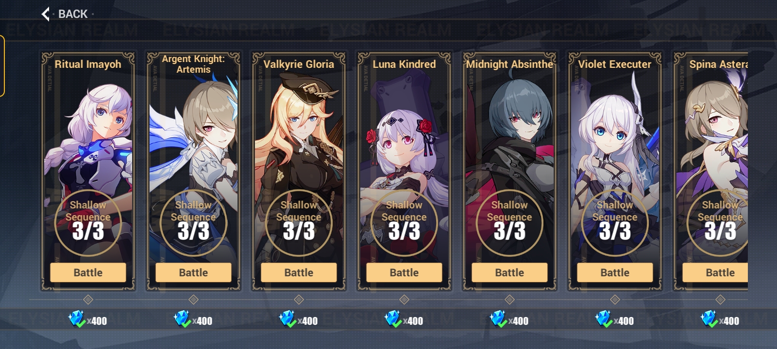 finally completed them in shallow sequence Honkai Impact 3rd | HoYoLAB
