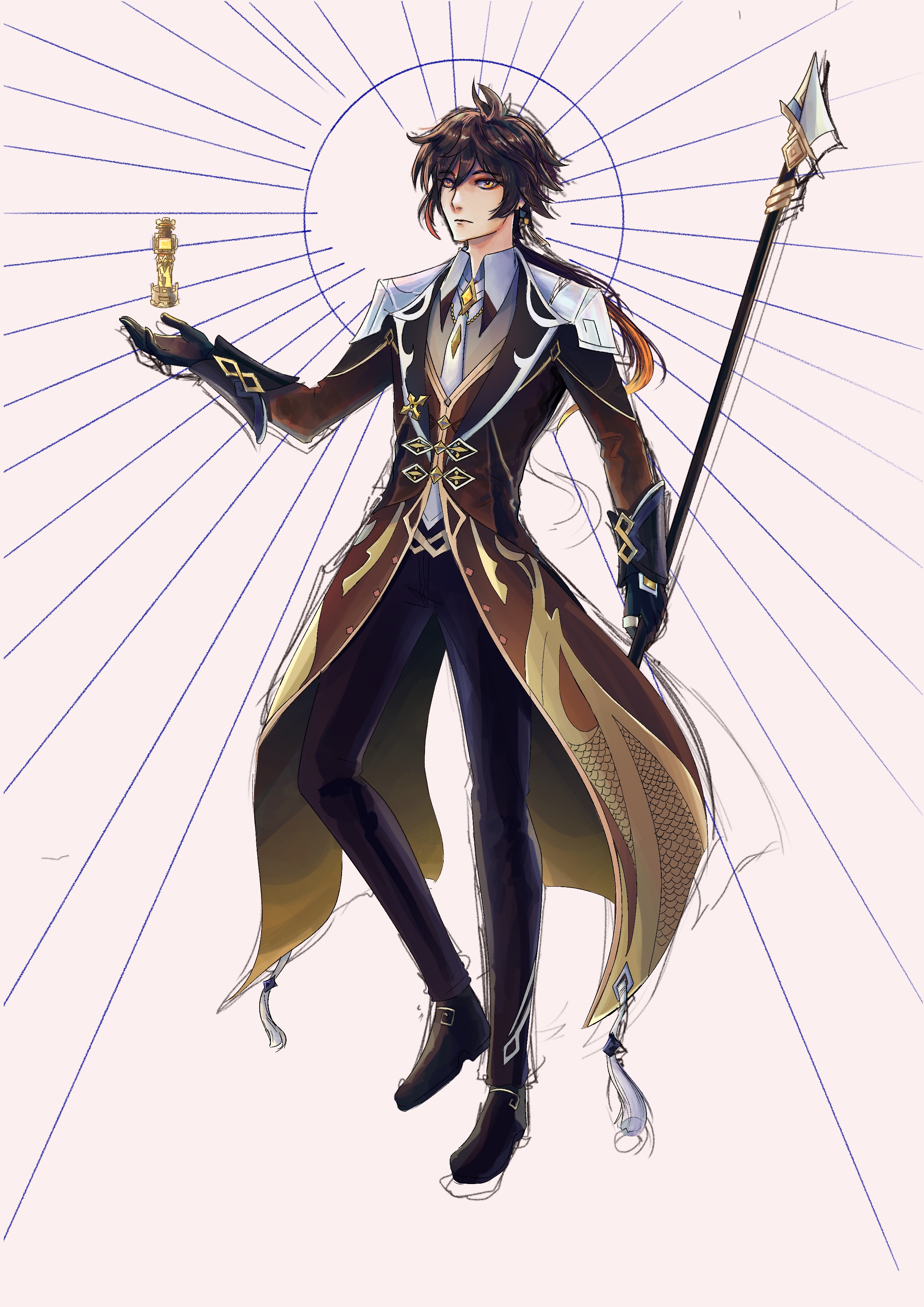 Zhongli - Vago Mundo Fan Art Contest | Genshin Impact | HoYoLAB