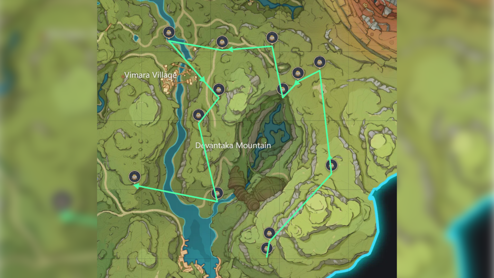 Route 76 Aranaka Genshin Impact | HoYoLAB