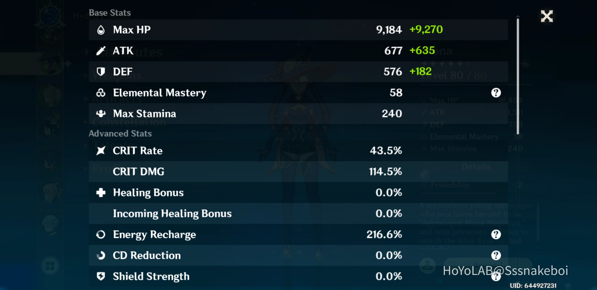 Mona Build Update Genshin Impact | HoYoLAB