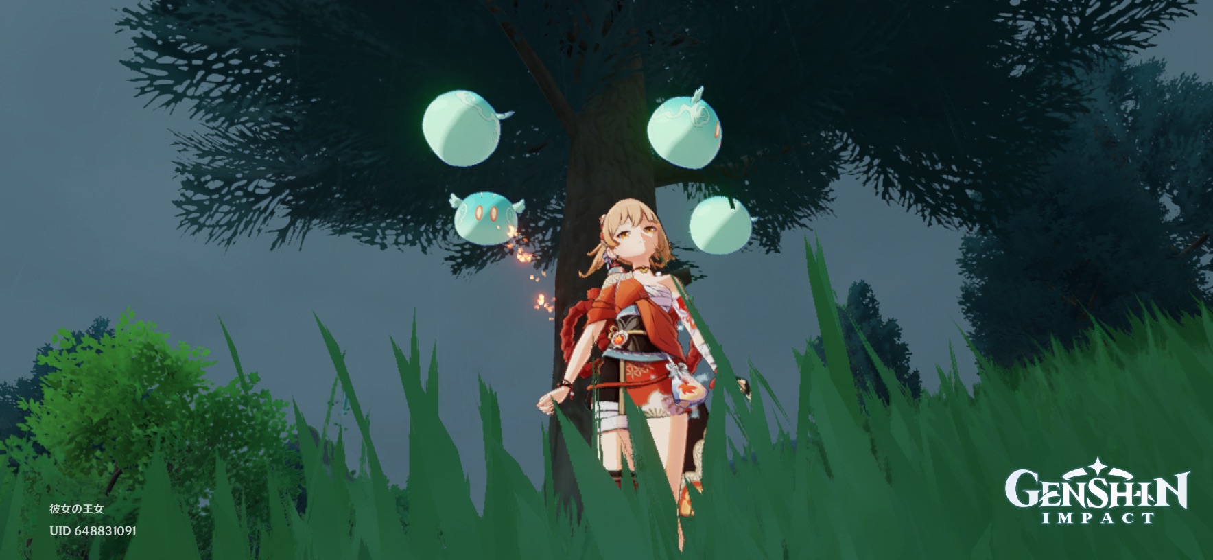 Friendly Anemo slimes