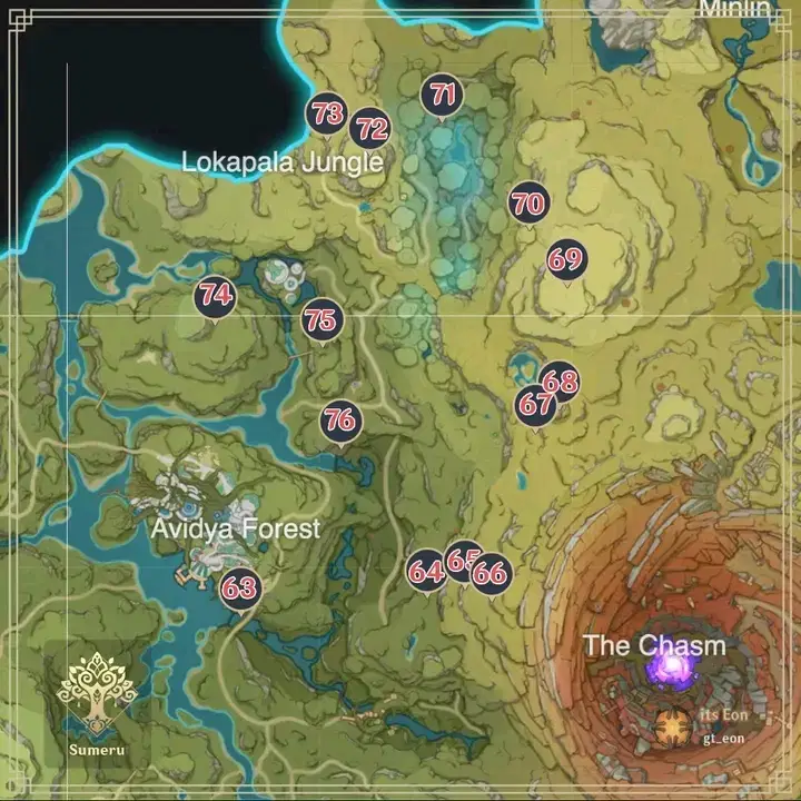 All the aranara locations Genshin Impact | HoYoLAB