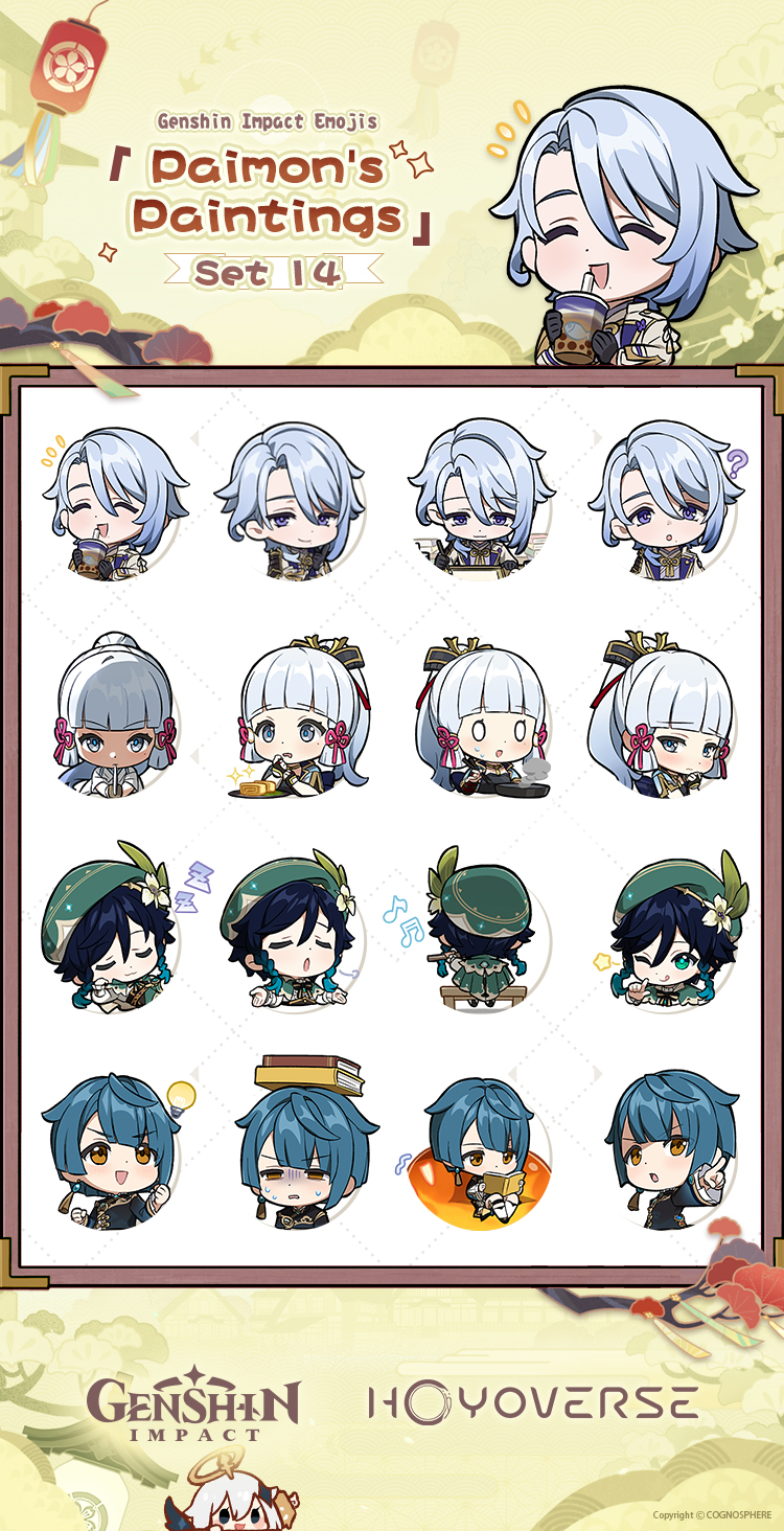 Stickers Genshin Impact | HoYoLAB