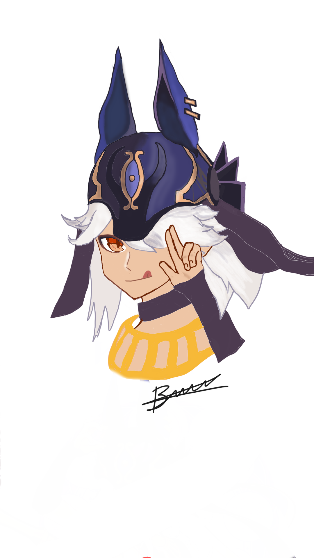 first draw- Cyno paimon pose Genshin Impact | HoYoLAB