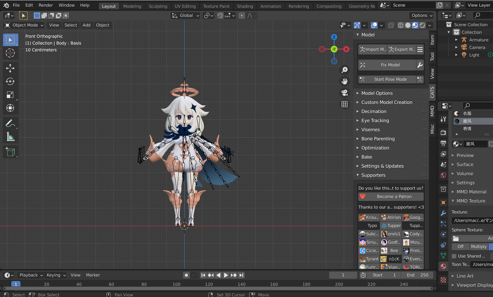 Posing - Blender "MMD" Basics with Genshin 3D Models (#1) Genshin ...