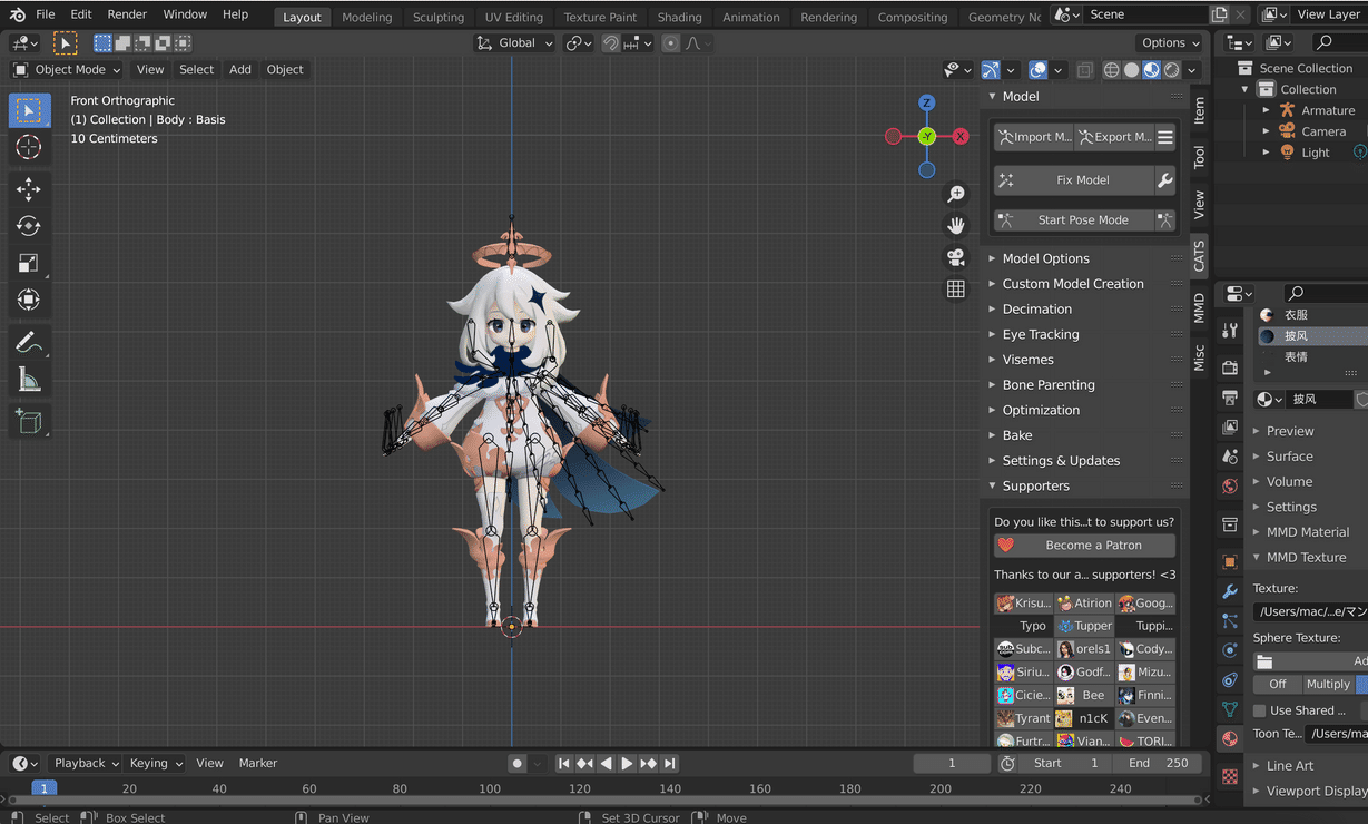 Posing - Blender "MMD" Basics with Genshin 3D Models (#1) | Genshin ...