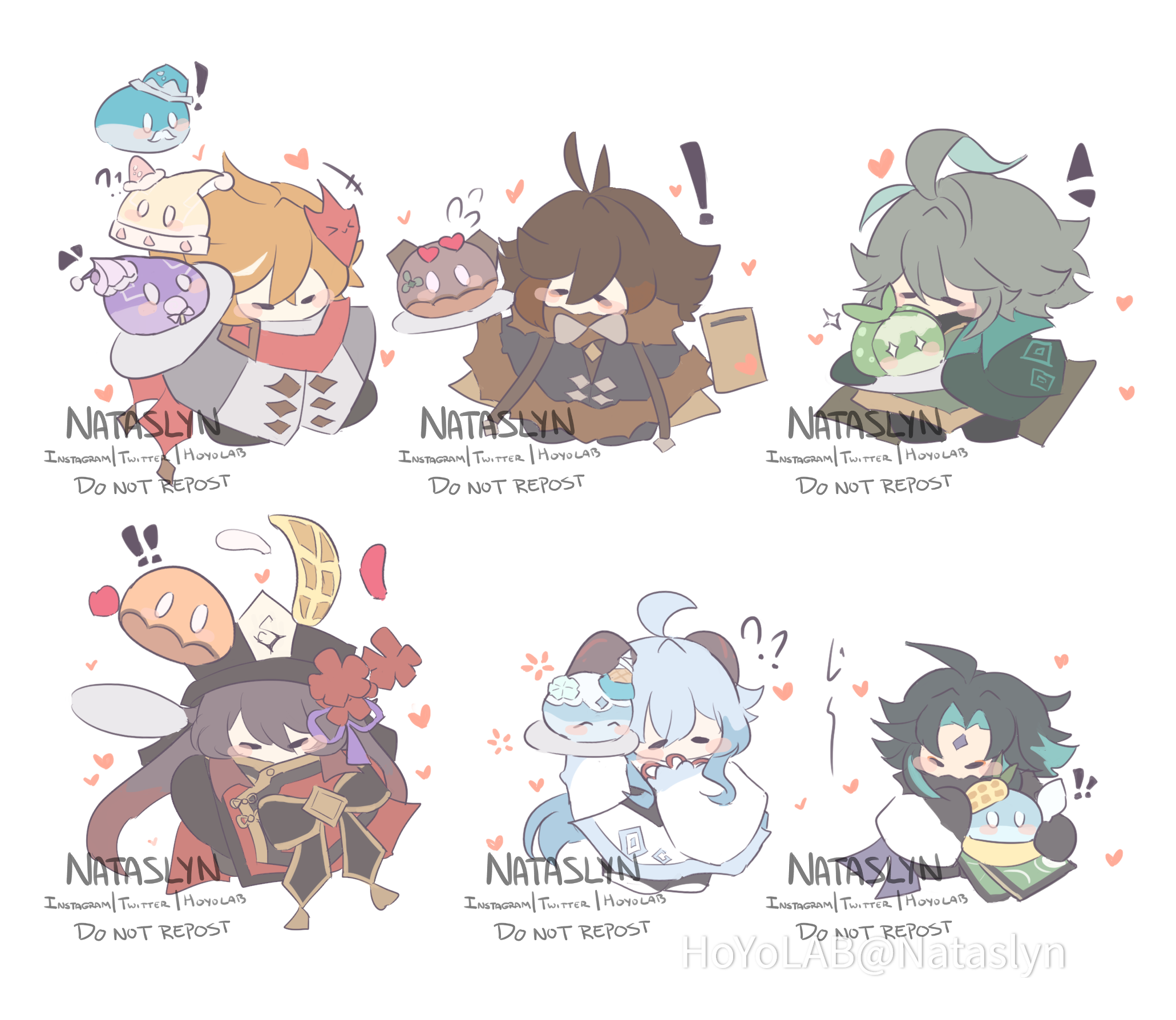 Genshin Cafe Chibis! | HoYoLAB