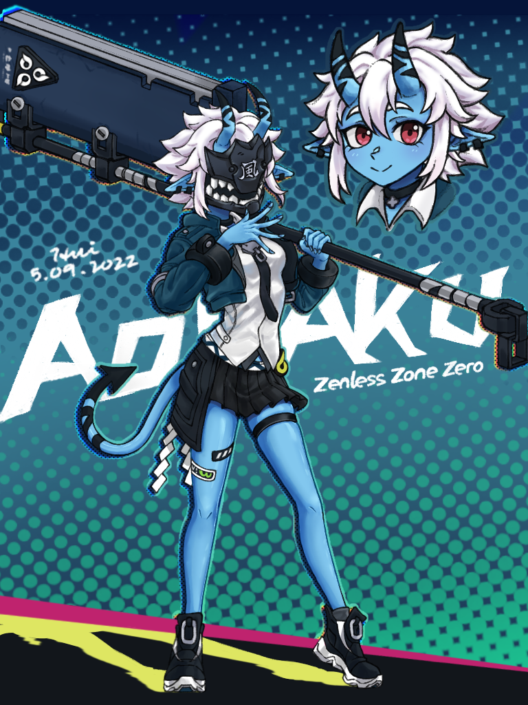 Aokaku fanart Zenless Zone Zero | HoYoLAB