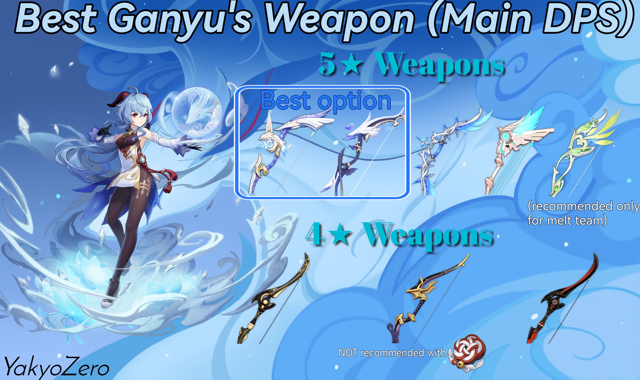 Ganyu's best build (artifact, weapon and team) | Genshin Impact | HoYoLAB