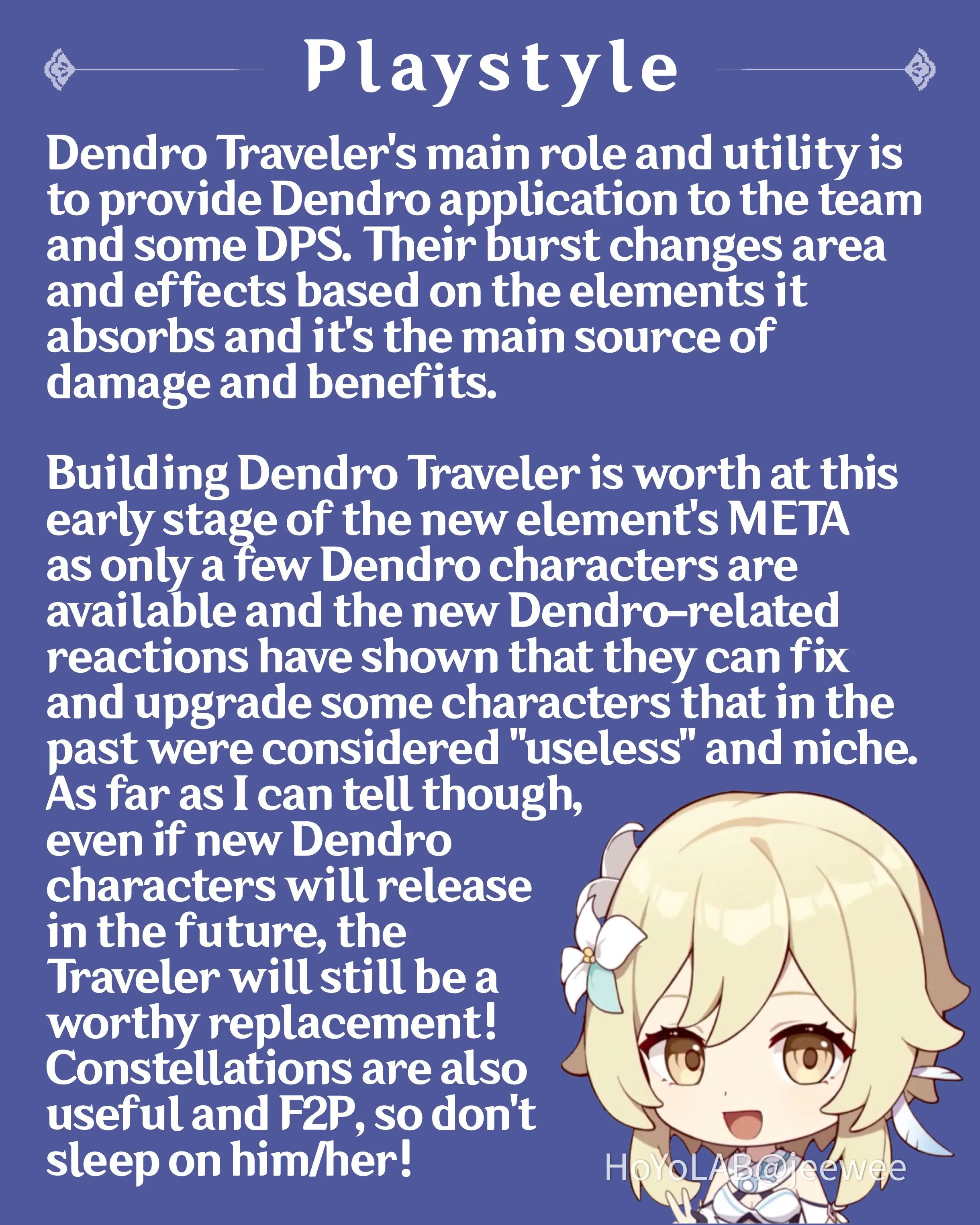 [3.0. Guide] Dendro Traveler Build 🌱 (Dendro Enabler & Sub DPS) Genshin ...