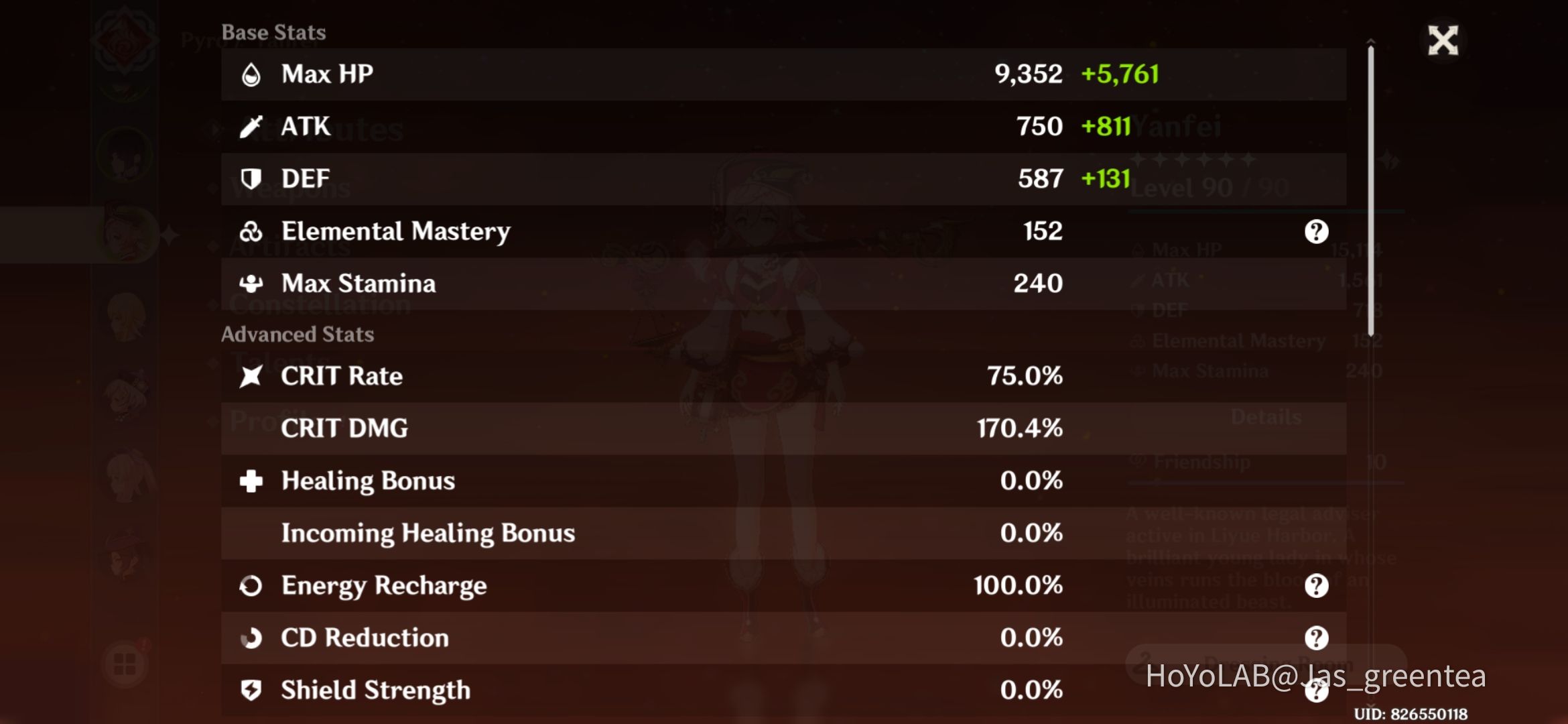 My genshin stats Genshin Impact | HoYoLAB
