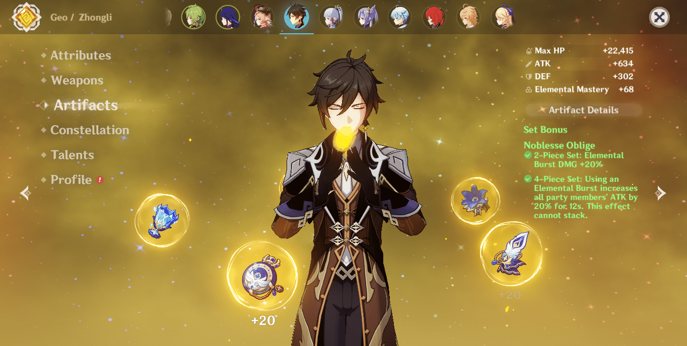 How to build Zhongli (My first guide ever!) Genshin Impact | HoYoLAB